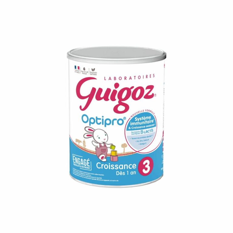 Lait bébé poudre Guigoz Optipro 3ème âge - dès 12 mois - 830g - Délices ...
